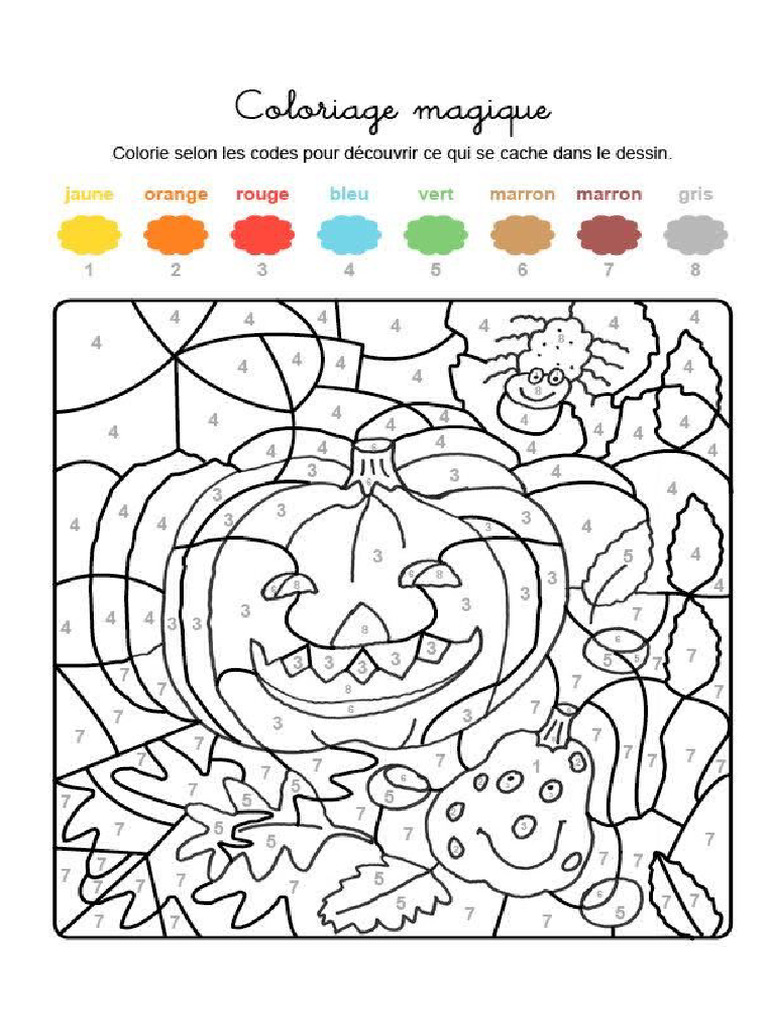 Coloriage magique | PDF