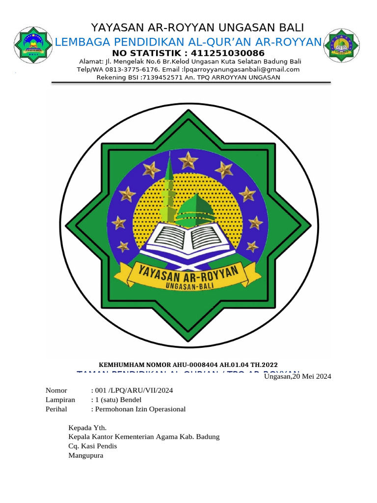 Profil TPQ 2024 | PDF