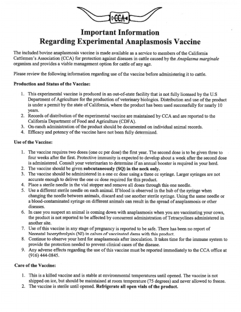 Anaplaz-Fact-Sheet | PDF