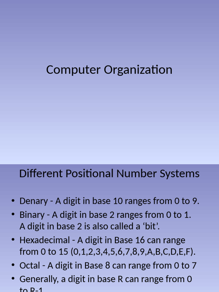 Understanding Positional Number Systems | PDF | Byte | Logic Gate
