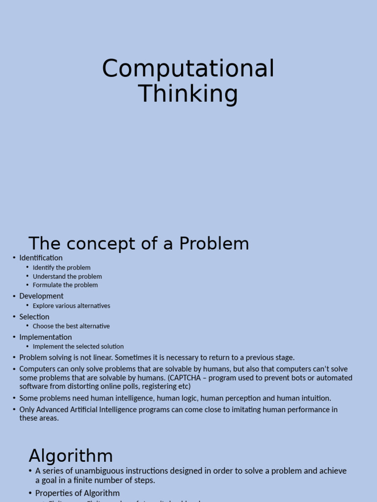 4 Computational Thinking Latest | PDF | Abstraction (Computer Science ...