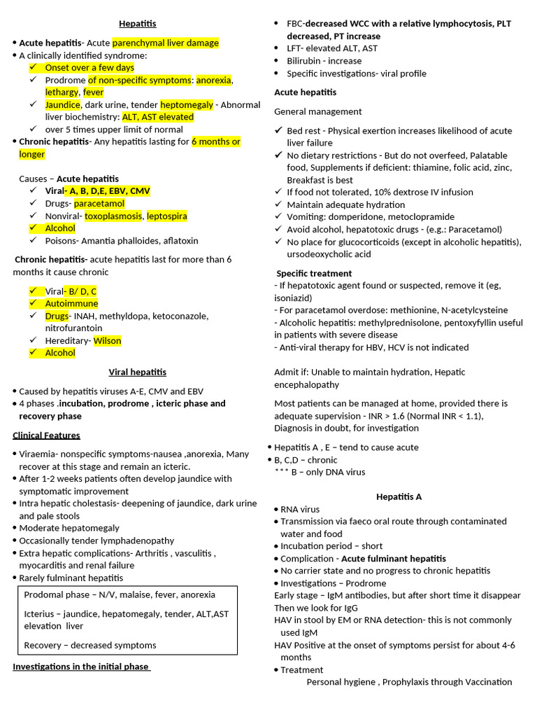 Hepatitis | PDF | Hepatitis | Cirrhosis