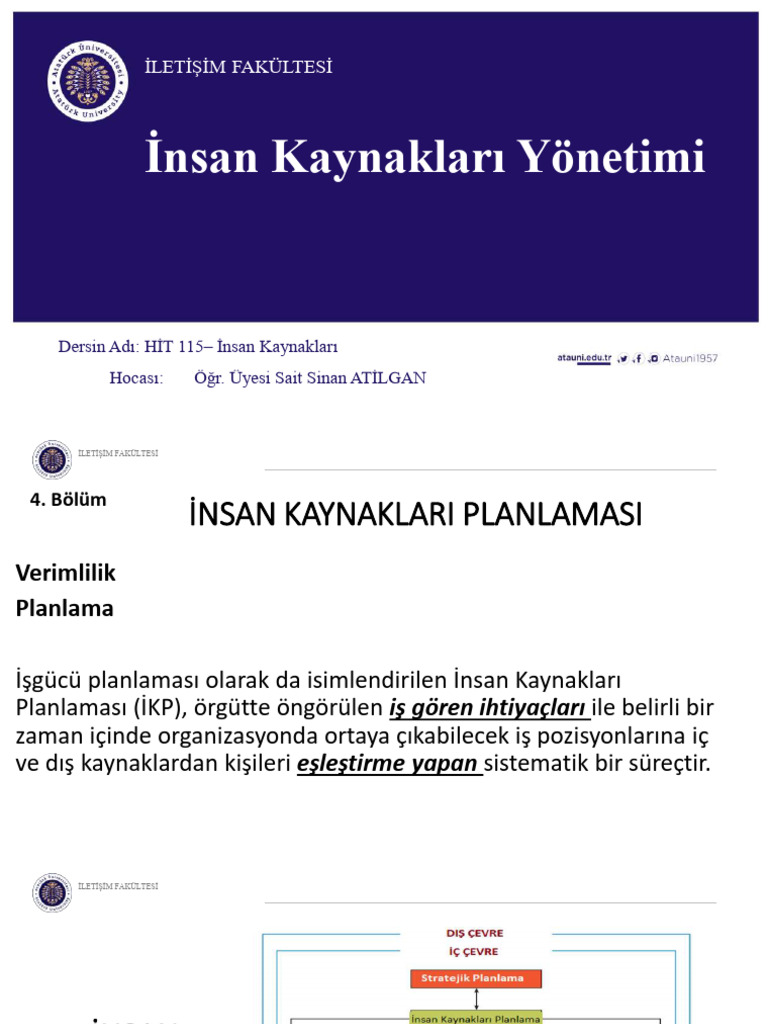 Ä°KY. 4. Hafta | PDF