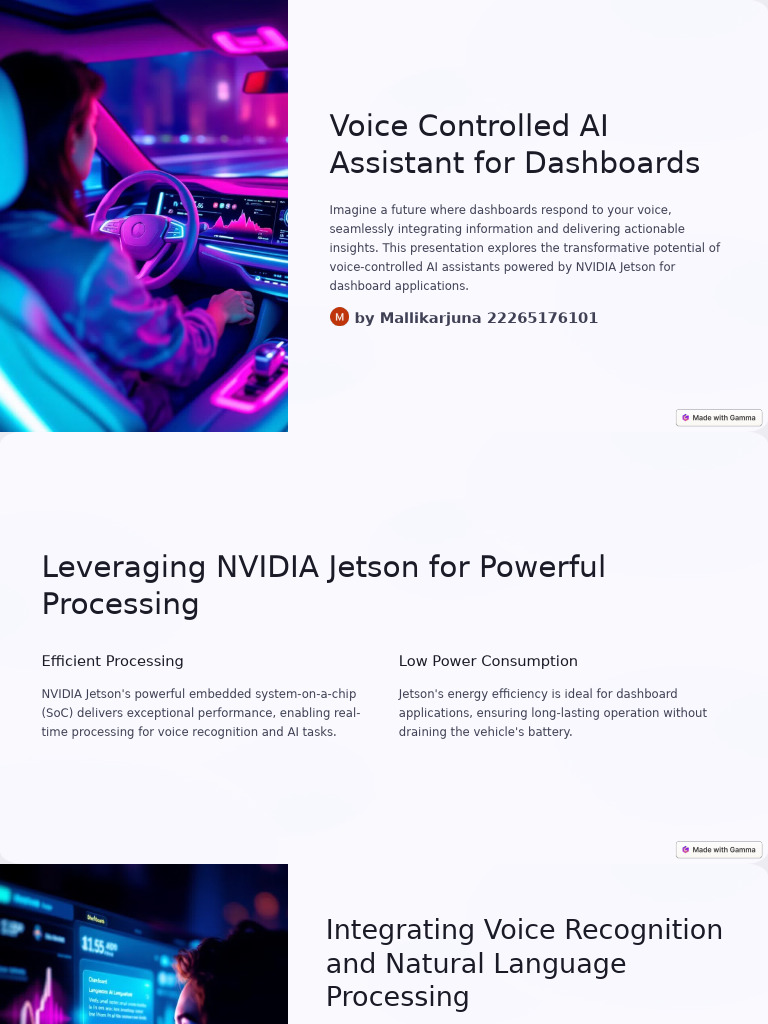 Voice Controlled AI Assistant For Dashboards | PDF | Artificial ...