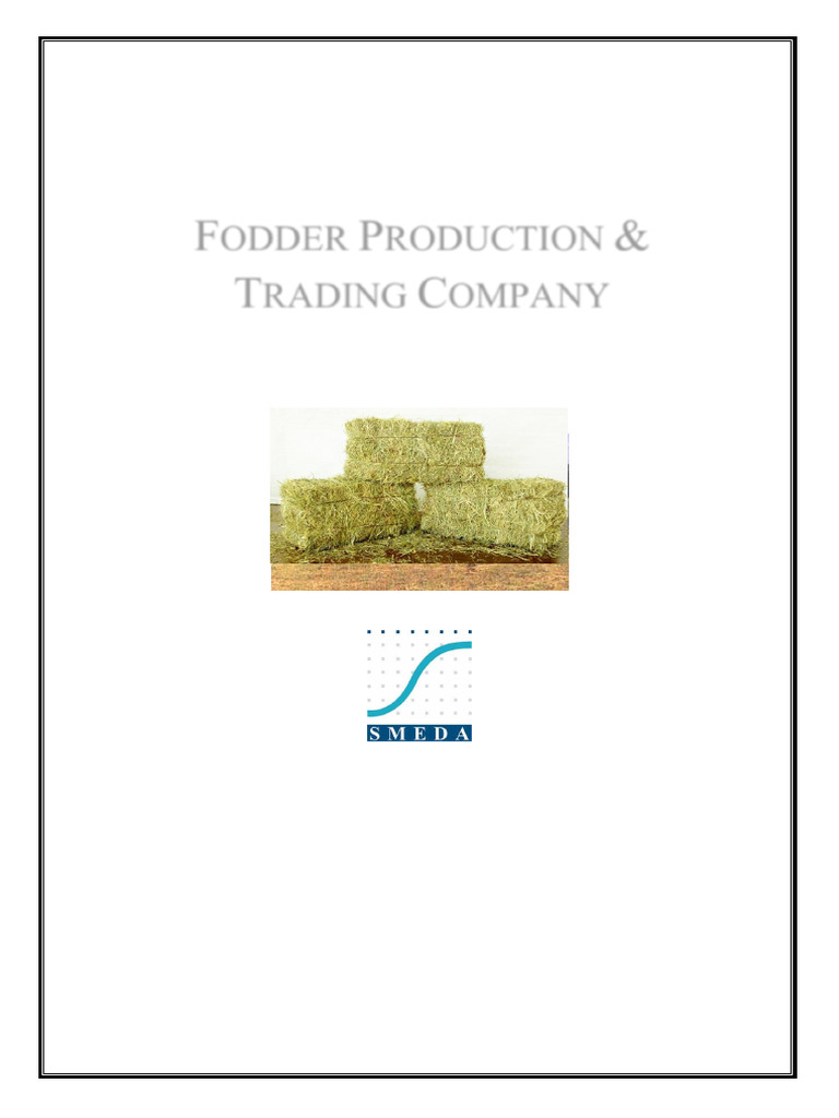Fodder Production Trading Company Rs. 11.22 Million May-2018 | PDF ...