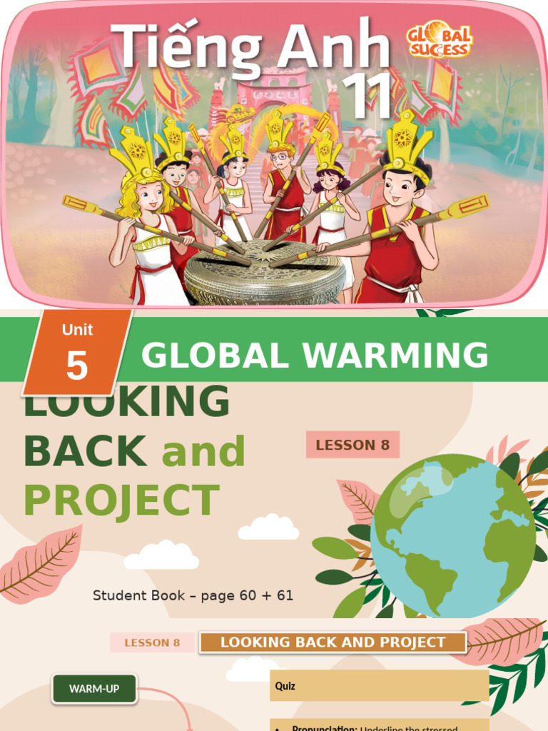 Lesson 8 - LOOKING BACK AND PROJECT | PDF | Climate Change | Greenhouse Gas