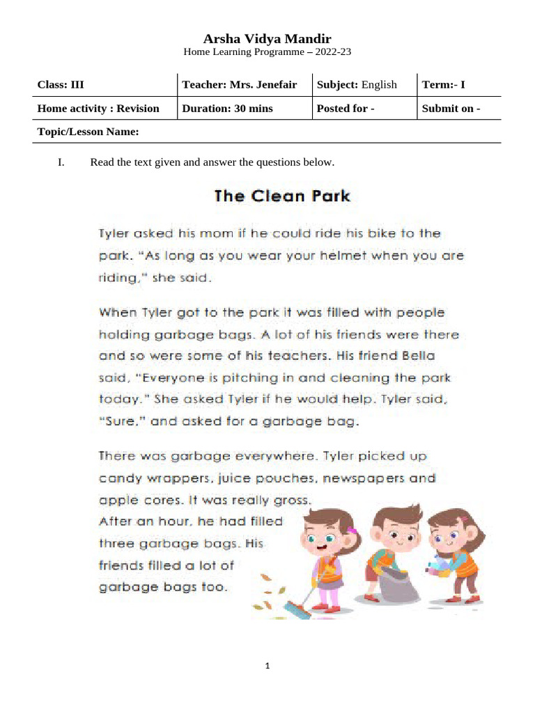 File - 1649860472 - Grade 3 Sample Test Paper | PDF