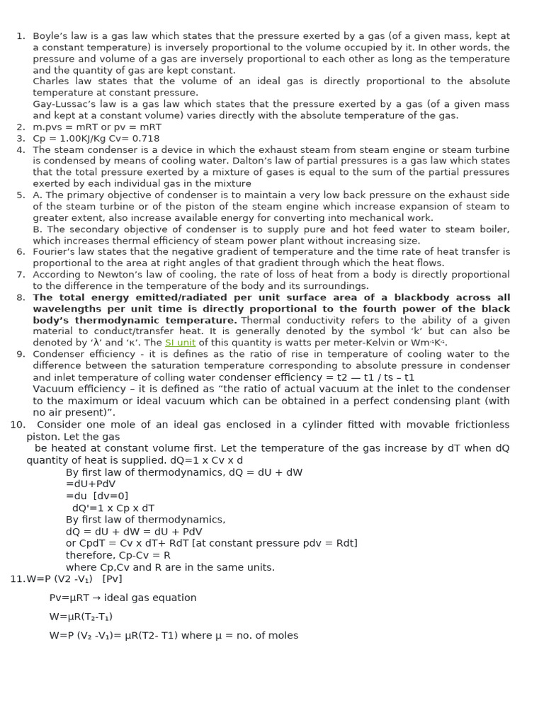 Question bank answers | PDF | Gases | Temperature Question bank answers | PDF | Gases | Temperature