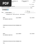Chase Bank Cashier's Check Details | PDF | Banking