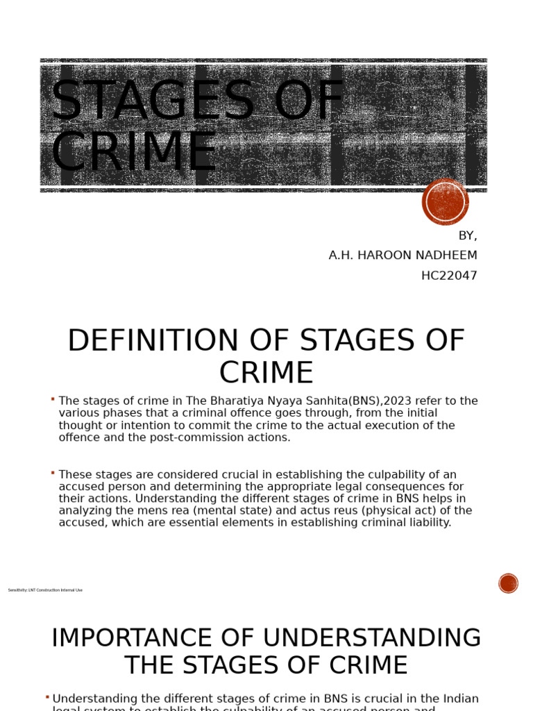 Stages of Crime - 140924 | PDF | Mens Rea | Theft