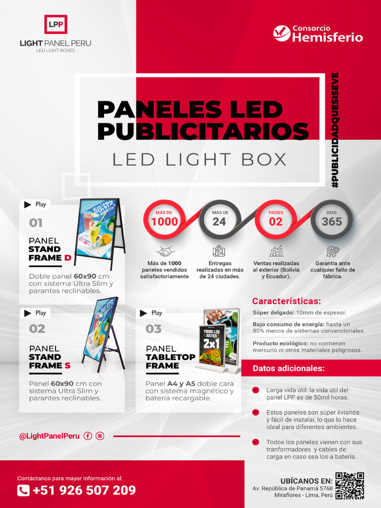 paneles publicitarios _ Brochure | PDF