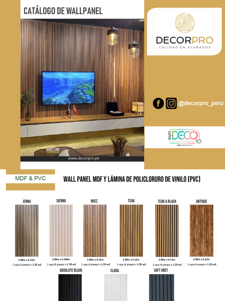 Opciones de revestimiento decorativo | PDF