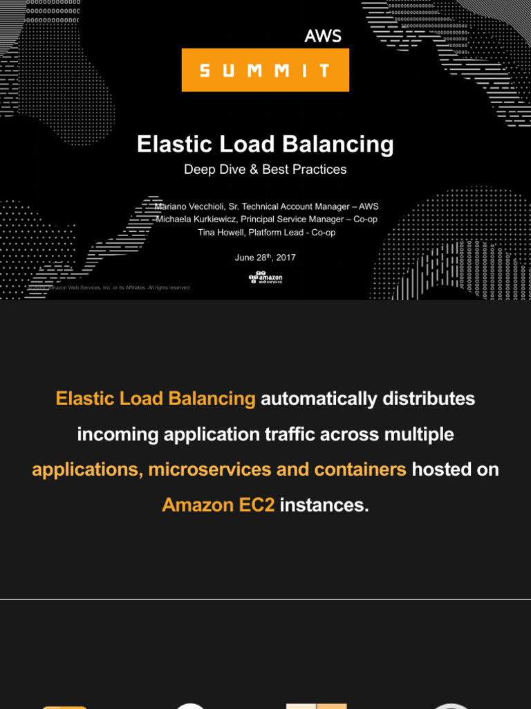 Deep Dive Elastic Load Balancing | PDF | Load Balancing (Computing ... Deep Dive Elastic Load Balancing | PDF | Load Balancing (Computing ...
