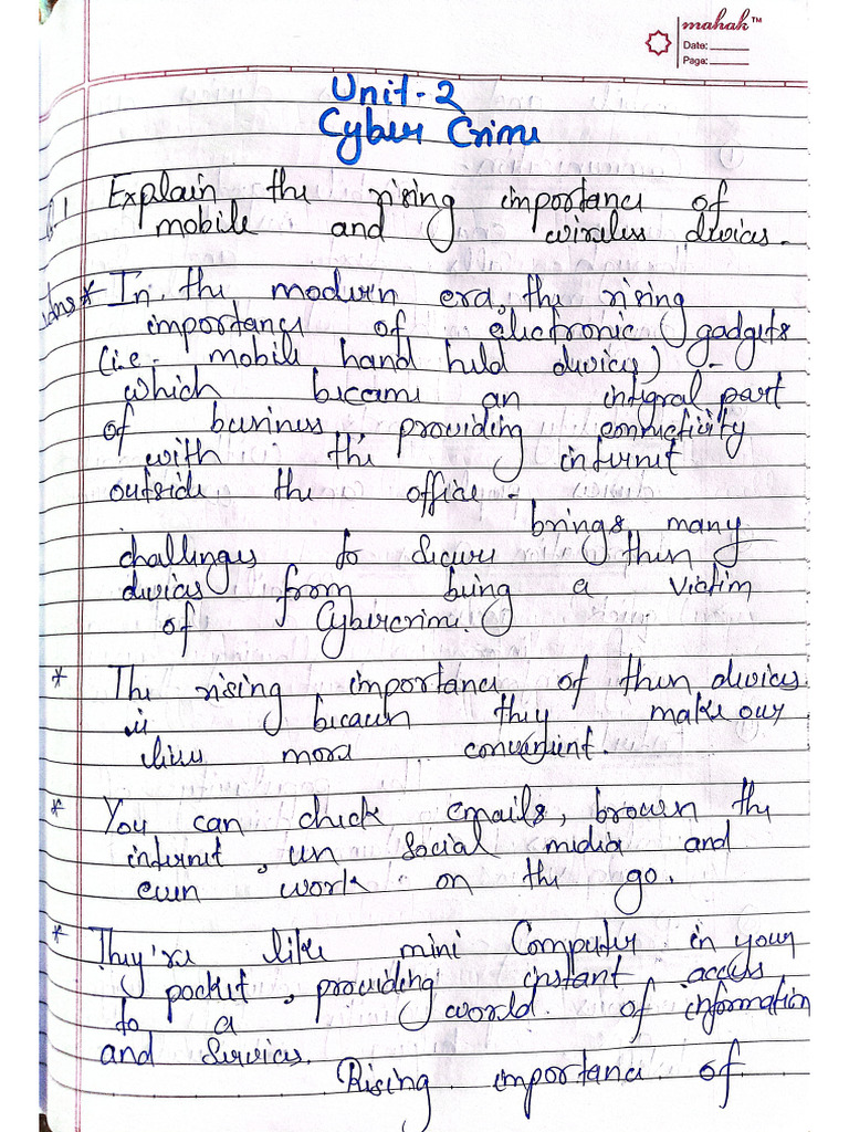 Cyber Security Unit 2 One Shot | PDF