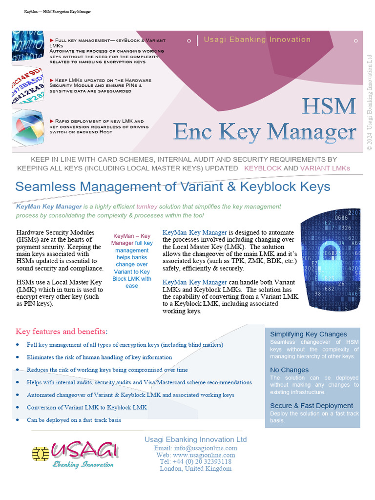 KeyMan-LMKManager | PDF | Security Engineering | Cryptography