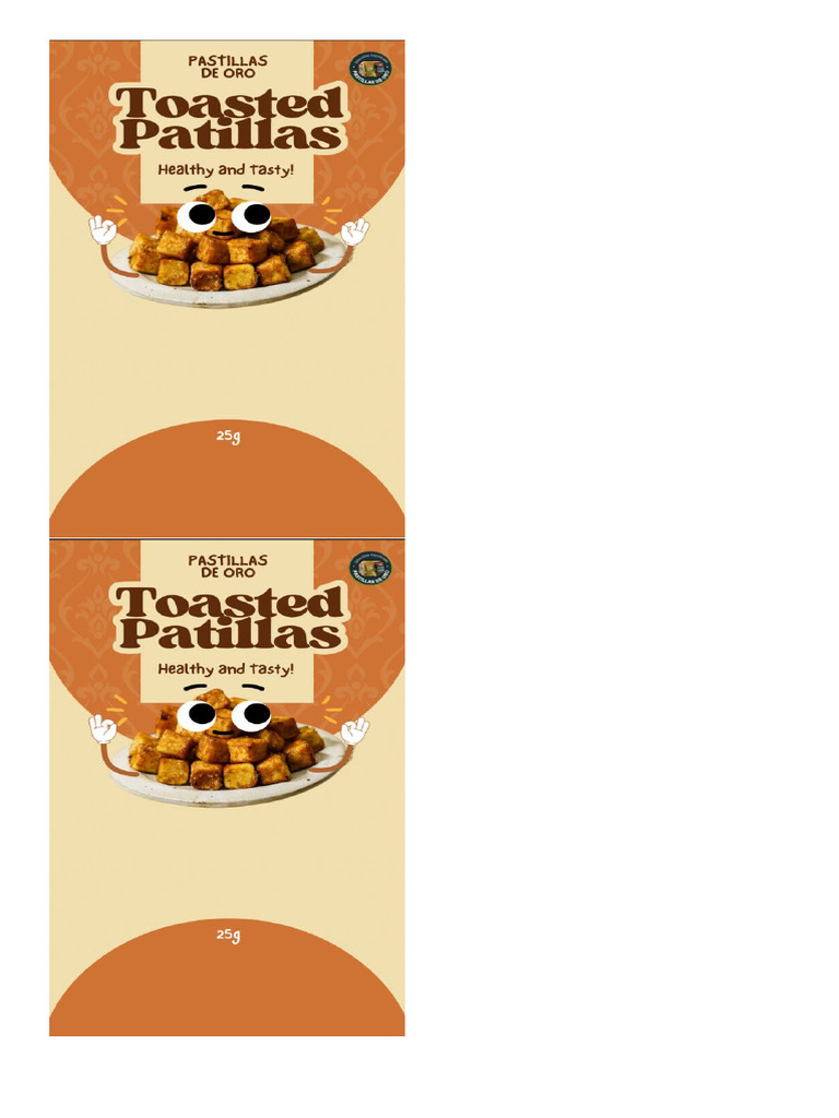 FRONT and BACK PAGE PACKAGING | PDF