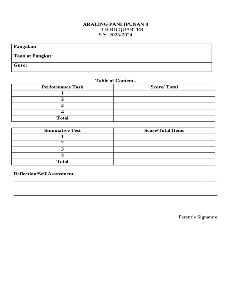 3rd-quarter-table-of-contents (1) | PDF
