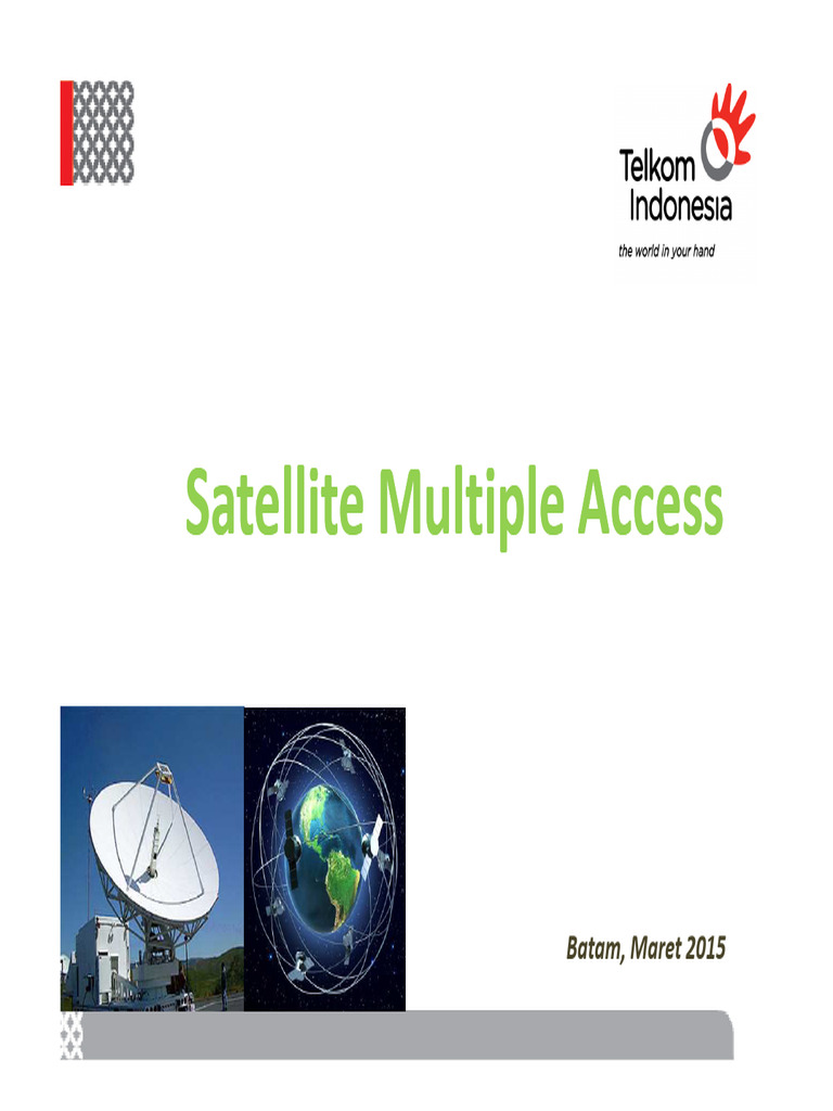 Modul-3 Satellite Multiple Access - Maret 2015 | PDF