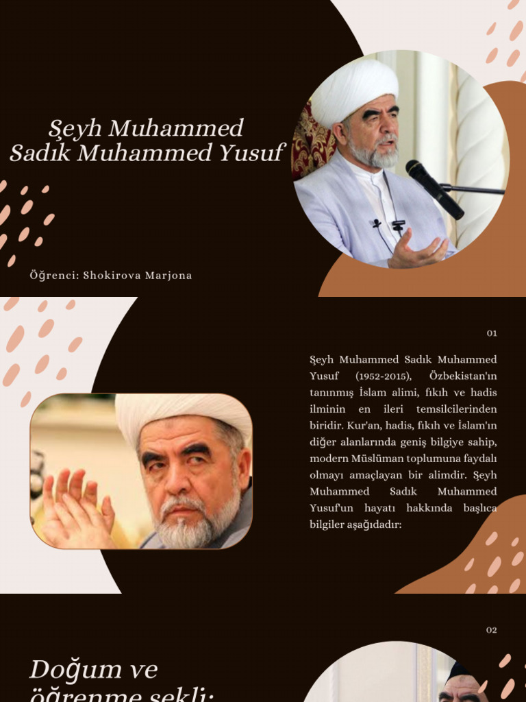 Shayh Muhammad Sodiq Muhammad Yusuf PDF | PDF