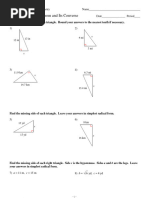 Proportional Parts in Triangles Worksheet | PDF | Geometry | Euclidean ...