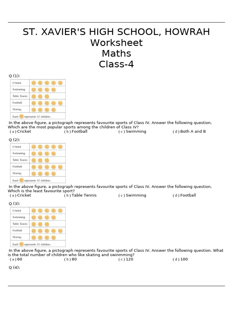 Questions - Homework - 4th - Maths - 2025-02-05T02 - 51 | PDF