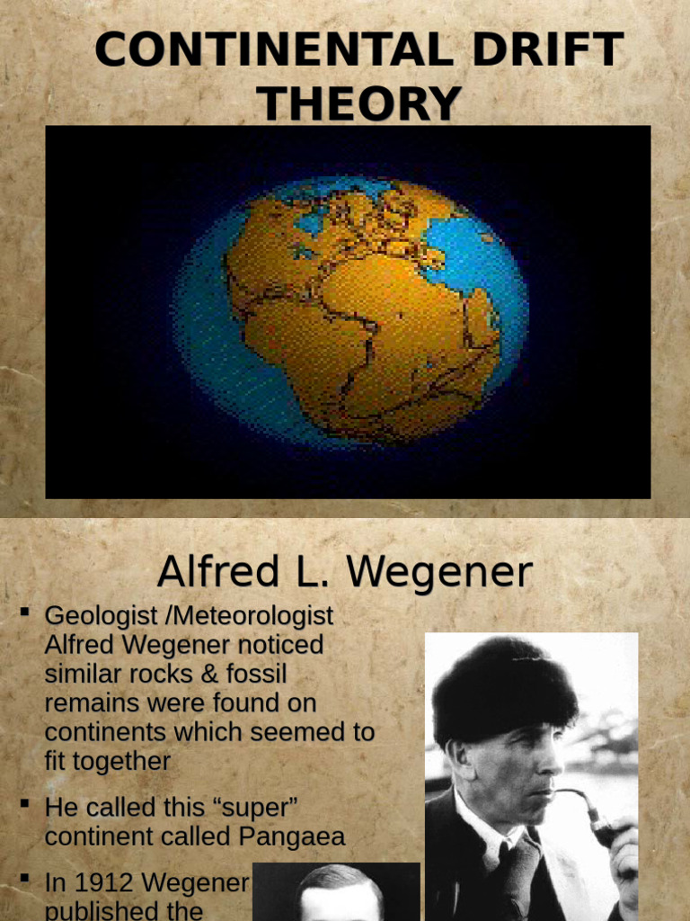 Continental Drift Theory | PDF | Plate Tectonics | Continent