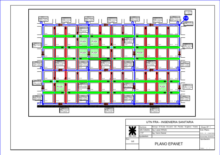 TP nº 3 - Grupo 1 - Plano EPANET | PDF
