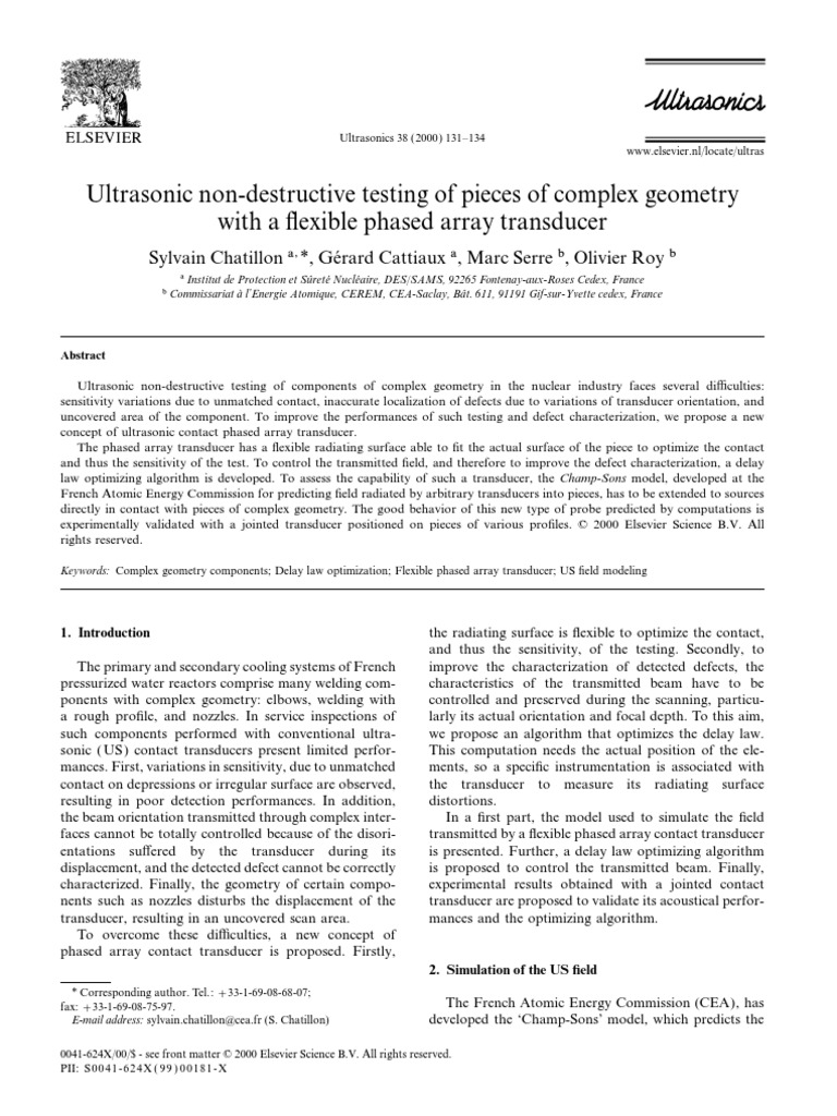 Phased Array | PDF | Lens (Optics) | Ultrasound