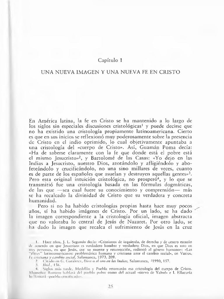 SOBRINO J Jesucristo Liberador Lectura H-27-41 | PDF | Cristo (título) | Jesús