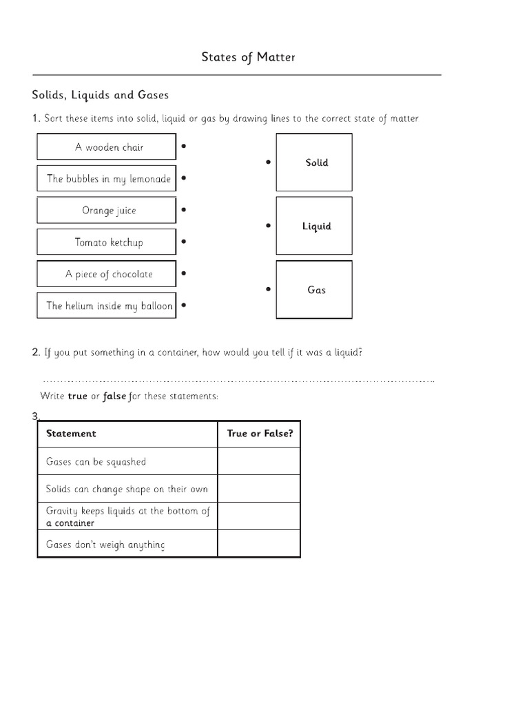States_of_Matter_Test | PDF