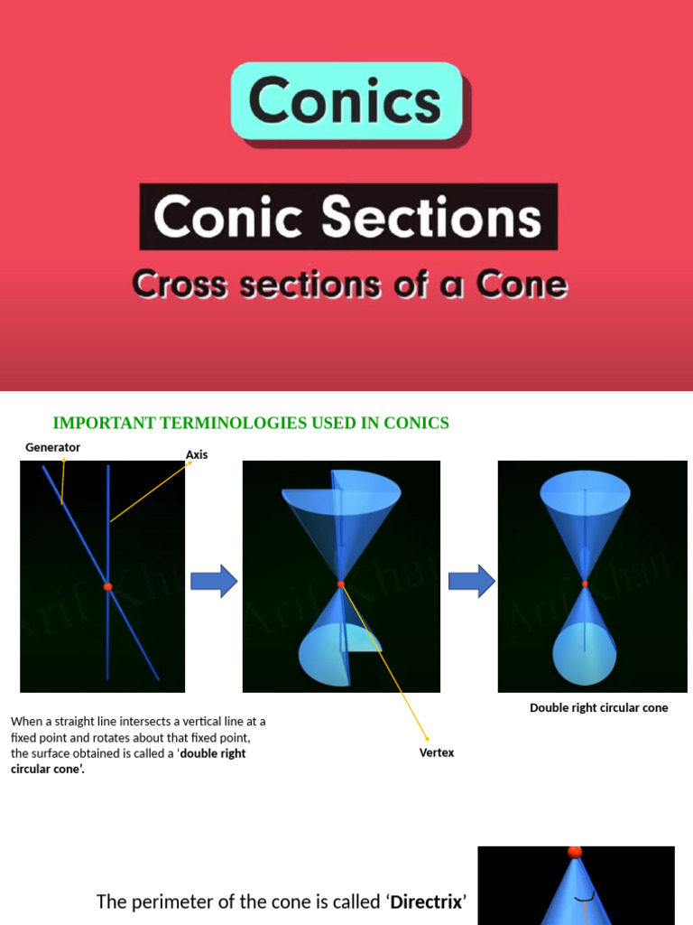 Engineering Drawing 5.5 Conic Section | PDF | Ellipse | Euclid