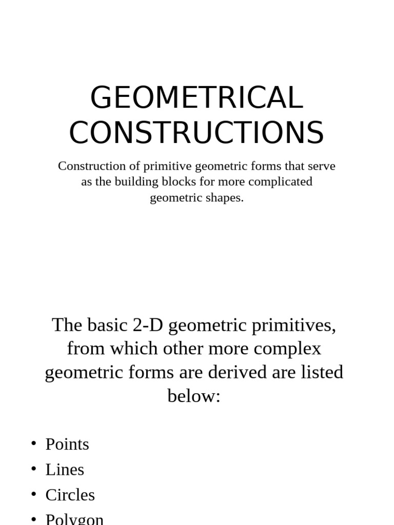 Engineering Drawing 5-Applied Geometry | PDF | Line (Geometry) | Geometry