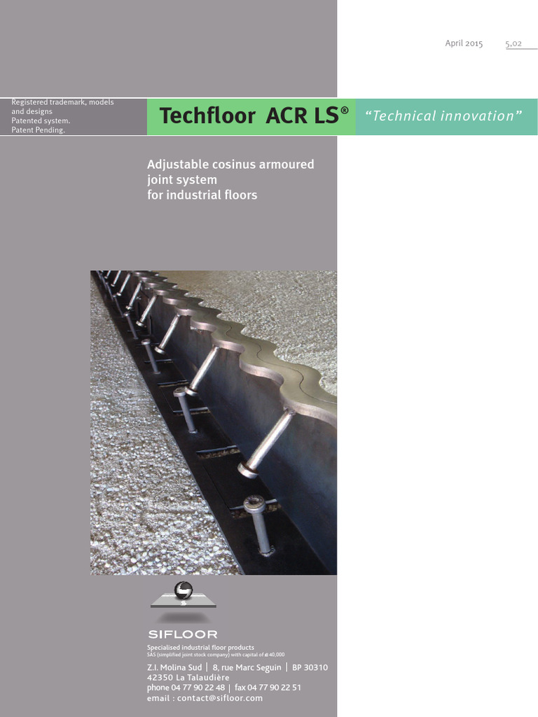 Techfloor ACR LS Anglais 2015 | PDF | Mechanical Engineering