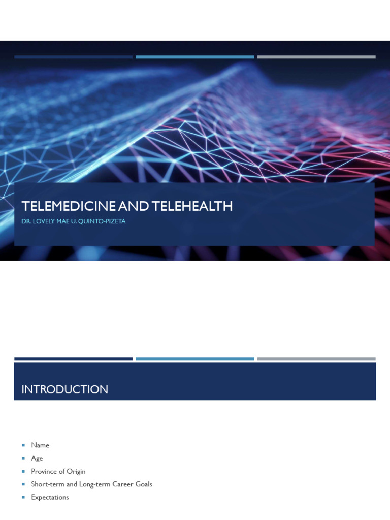 Fundamentals of Telemedicine and Telehealth | PDF | Intensive Care Unit ...
