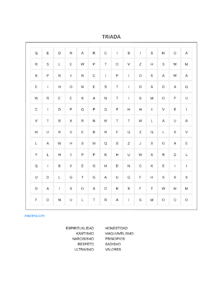 Imprimir Triada | PDF