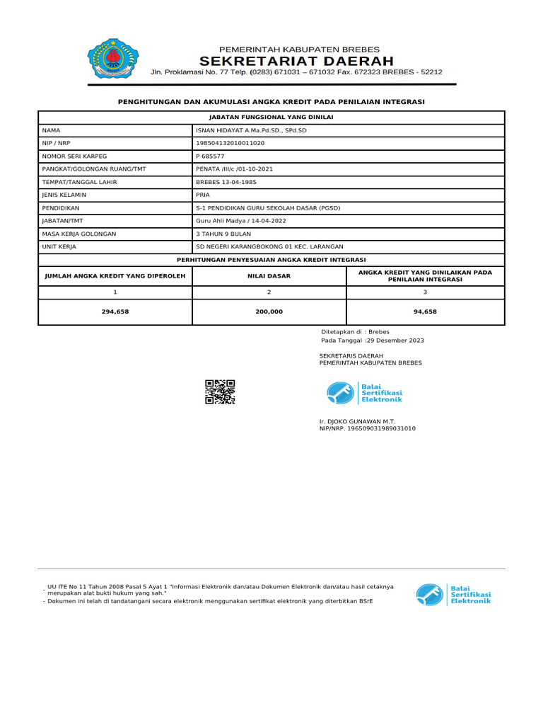 pak_198504132010011020 ISNAN HIDAYAT OKE | PDF