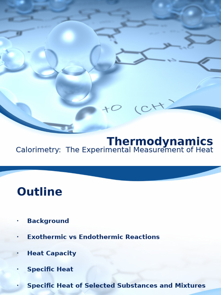 Calorimetry and Enthalpy Basics | PDF | Heat | Heat Capacity