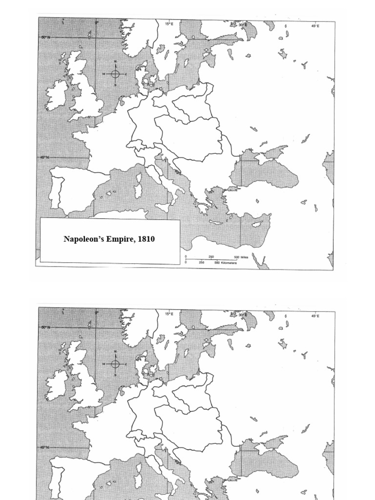 Napoleons-Empire-1810-Blank-Map | PDF