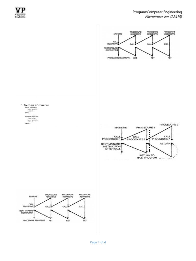 MIC UNIT 5 | PDF | Macro (Computer Science) | Computer Hardware