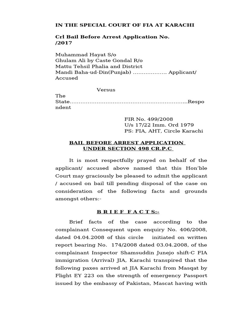 Muhammad Hayat | PDF | Bail | Justice