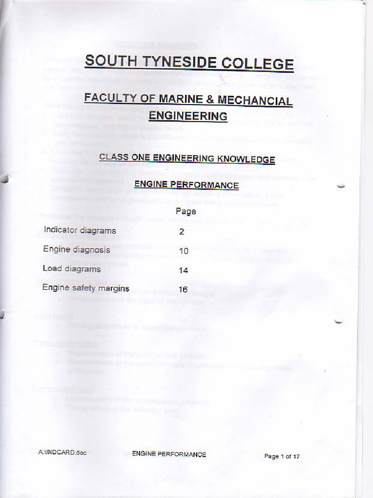 Engine Performance | PDF