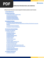 Panduan Penggunaan Web Elearning-Peserta Full | PDF