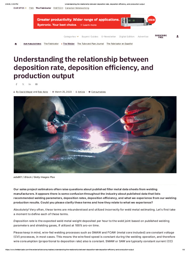 Understanding The Relationship Between Deposition Rate, Deposition ...