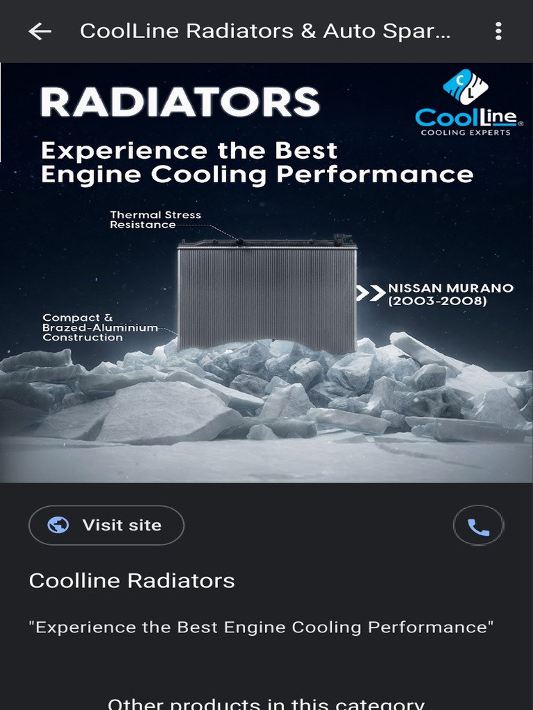 Coolline Radiators | PDF