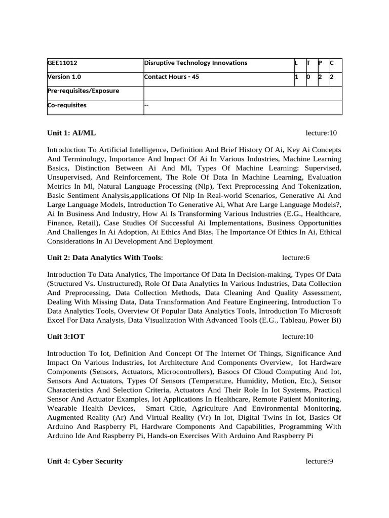 Disruptive Tech Innovations Overview | PDF | Computer Security | Security