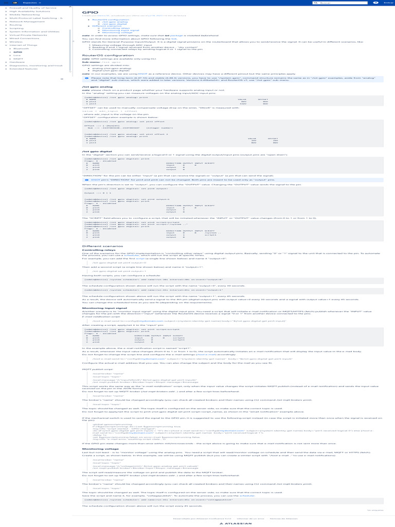 RouterOS GPIO Configuration Guide | PDF | Computer Engineering | Digital Technology