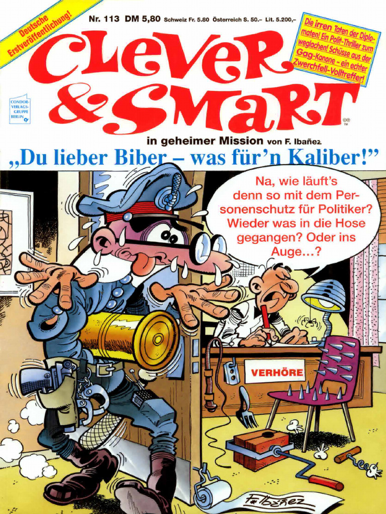 Clever & Smart - 113 (1.auflage) - Du Lieber Biber, Was - F. Ibañez - Gespenster | PDF
