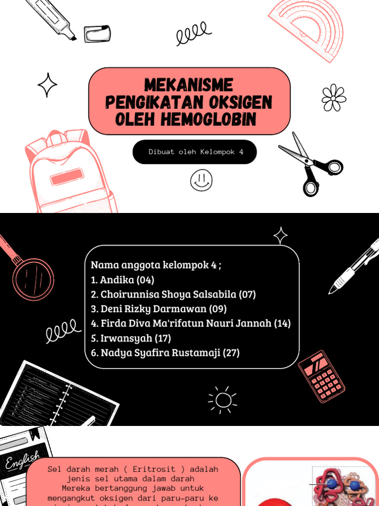 Mekanisme Pengikatan Oksigen Hemoglobin | PDF