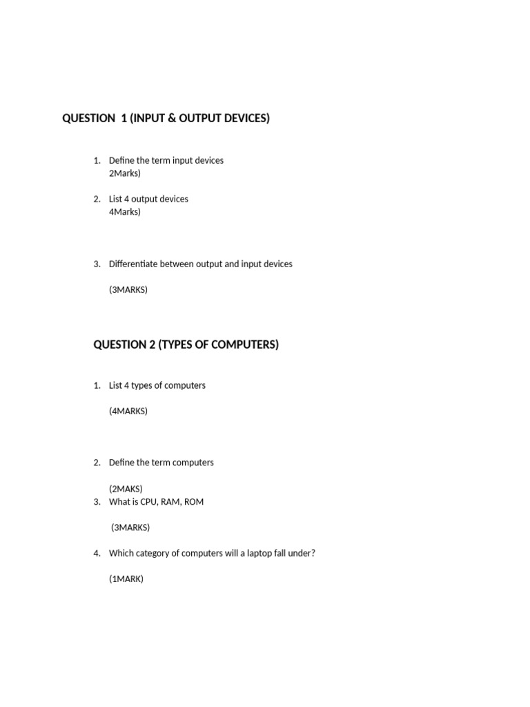 Information Technology Paper 2 | PDF