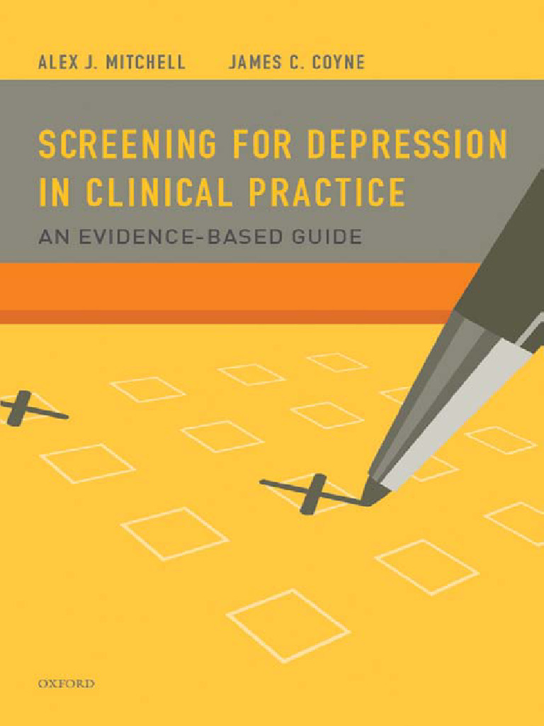 Screening For Depression in Clinical Practice An Evidence-Based Guide ...